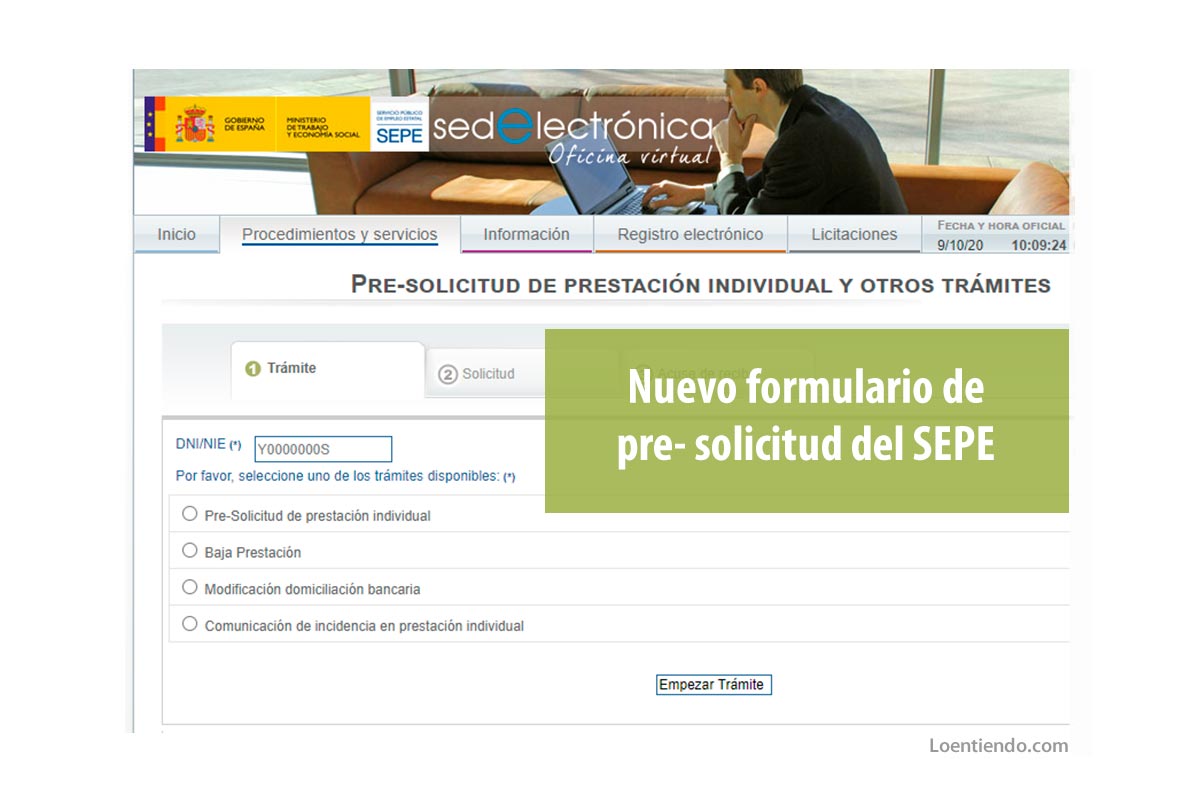 Cómo rellenar el formulario de presolicitud individual de prestaciones ...