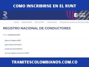 Guía completa: Cómo inscribirse en el RUNT de Colombia paso a paso ...